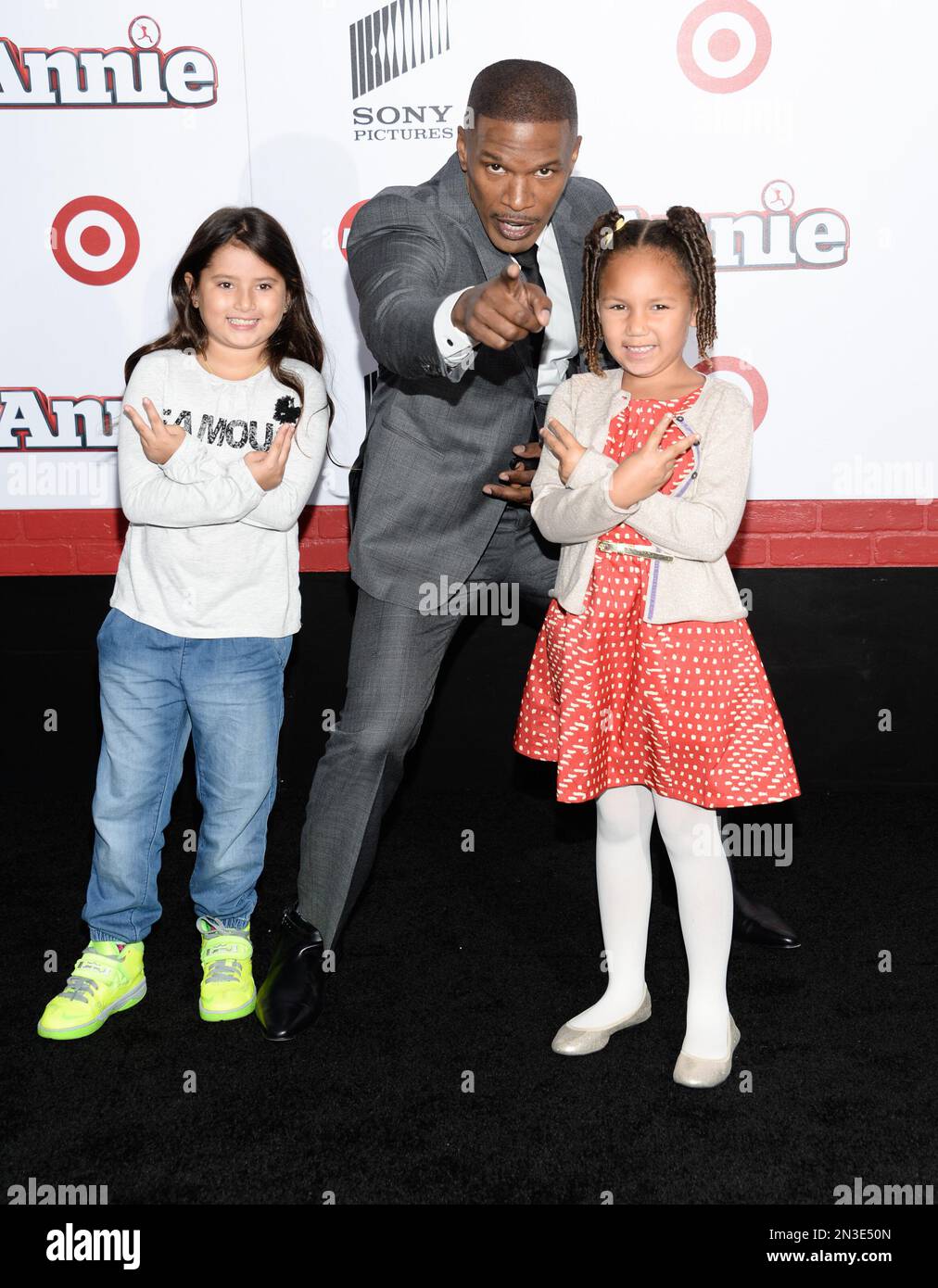 Actor Jamie Foxx and his daughter, right, Anelise Bishop attend the ...