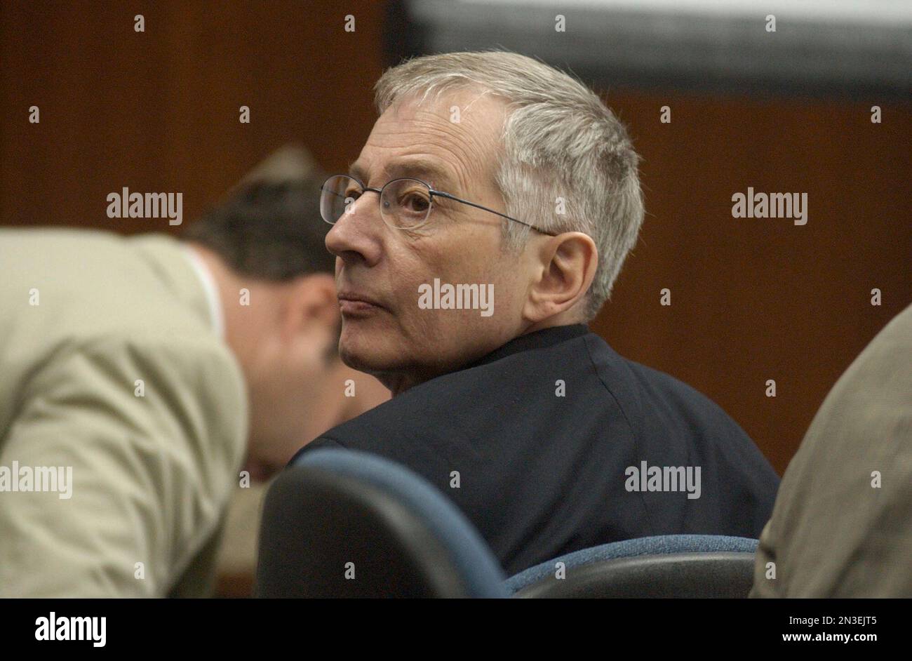Defendant Robert Durst during his trial Tuesday, Oct. 14, 2003, in ...