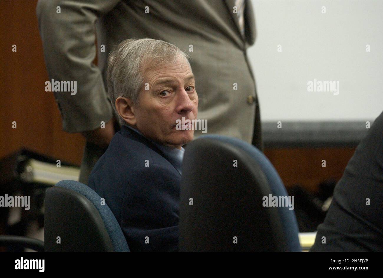 Defendant Robert Durst during his trial Thursday, Oct. 2, 2003, in ...