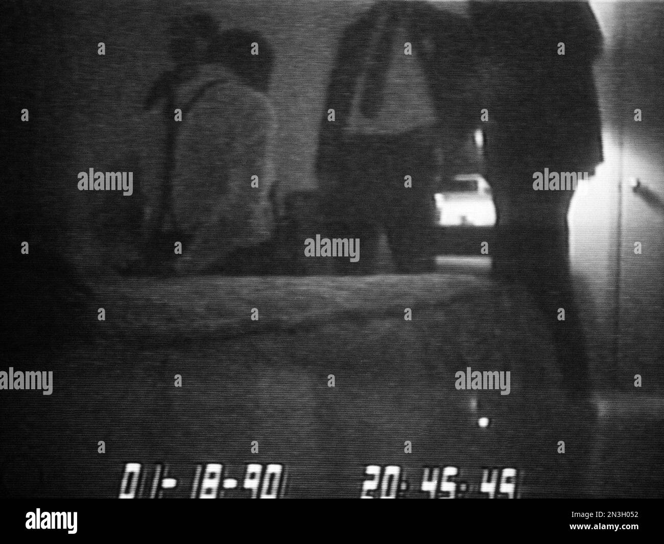 FILE - This file frame from a black-and-white FBI videotape shows FBI ... FILE - This file frame from a black-and-white FBI videotape shows FBI ...