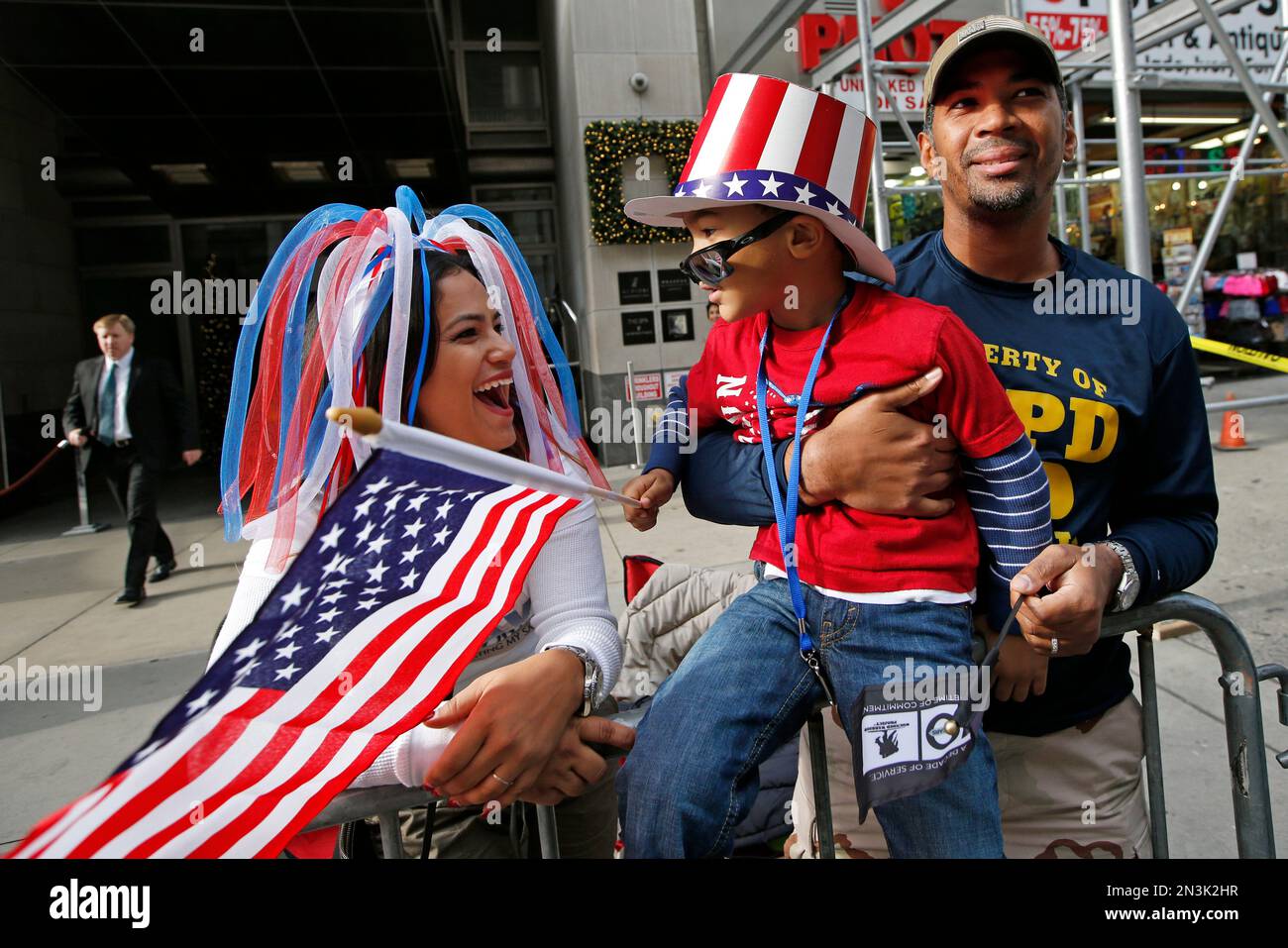 Kelly Sosa, left, celebrates with her son Christian, 4, and husband ...