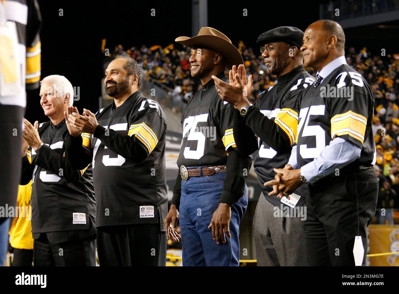 Former teammates of Pittsburgh Steelers Hall of Fame defensive lineman ...