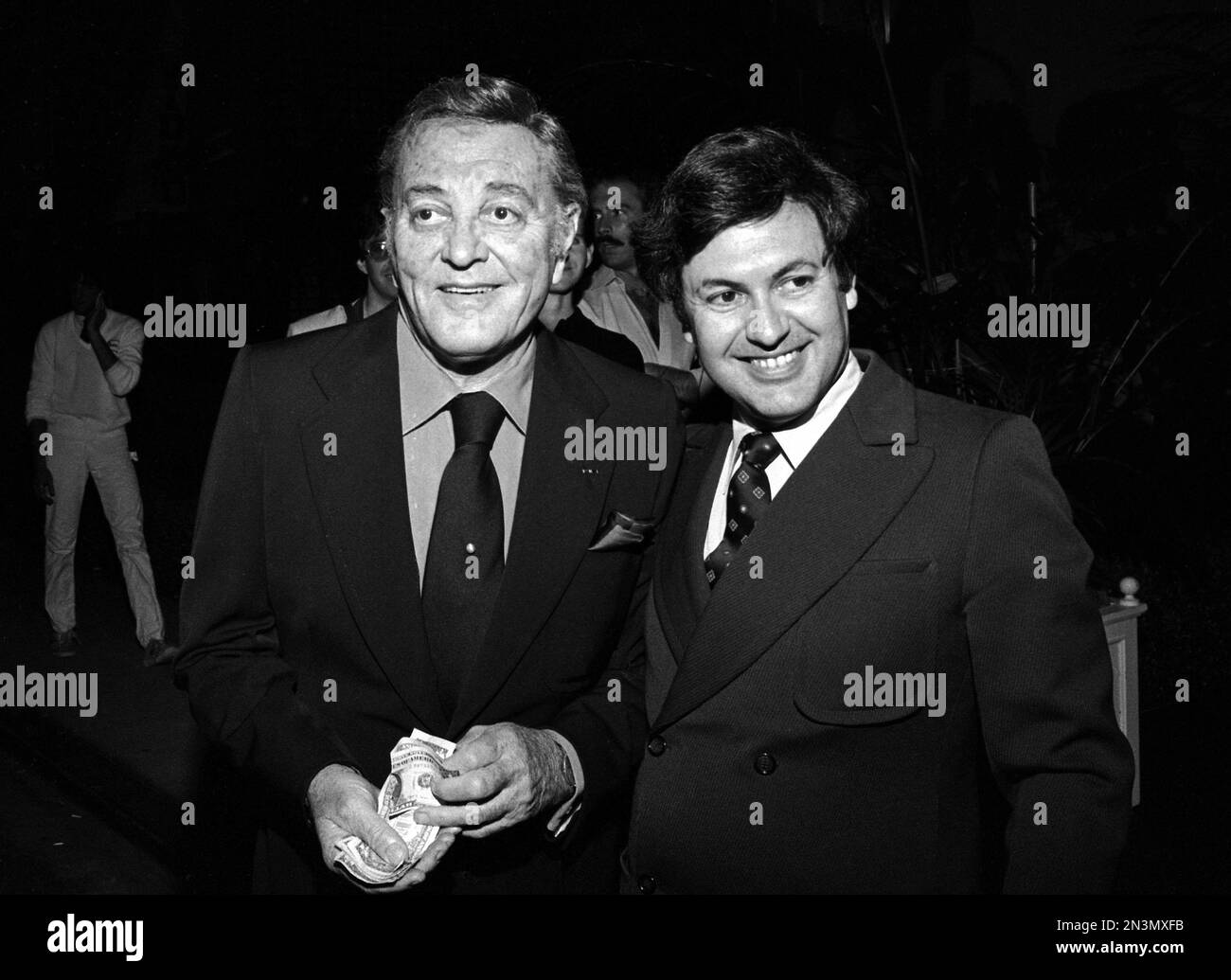 Nico Charisse und Tony Matin auf der Party für Harold Robbins im ...