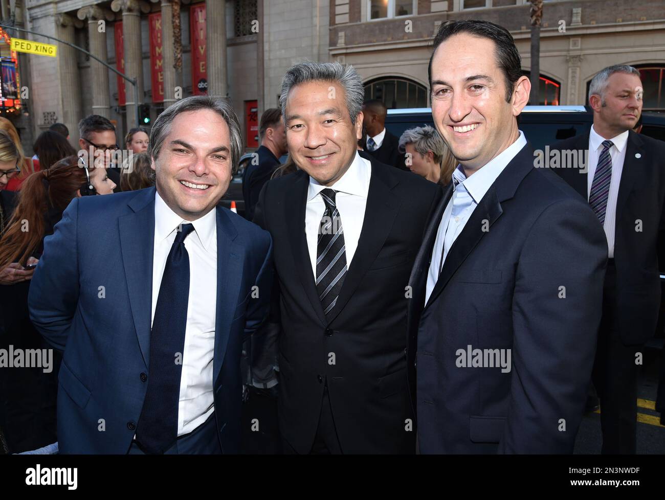 Adam Goodman, president of Paramount Film Group, and from left, Kevin ...
