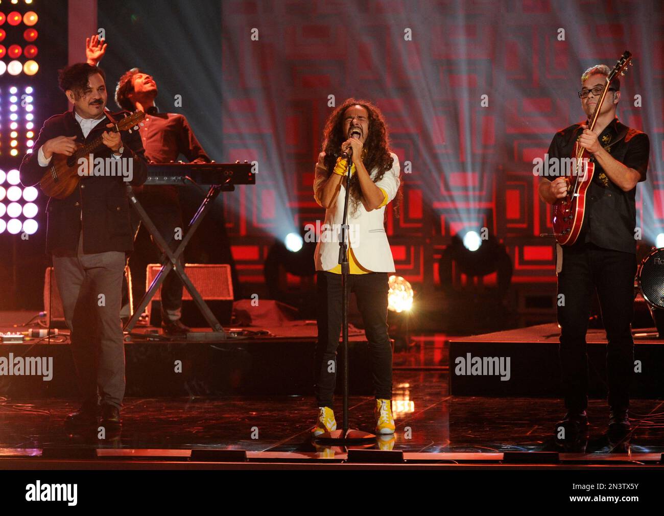 Enrique Rangel, and from left, Emmanuel del Real, Ruben Albarran, and ...