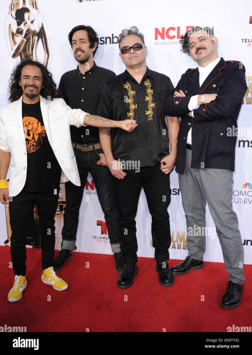 Ruben Albarran, and from left, Emmanuel del Real, Joselo Rangel and ...