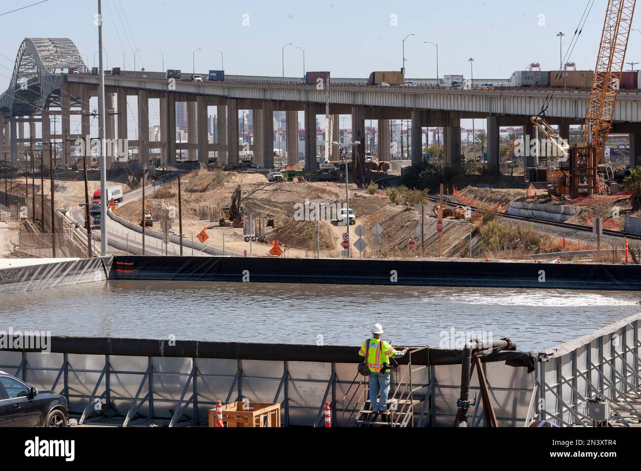 Foundation work begins on 350 foundation piles constructed in the ...