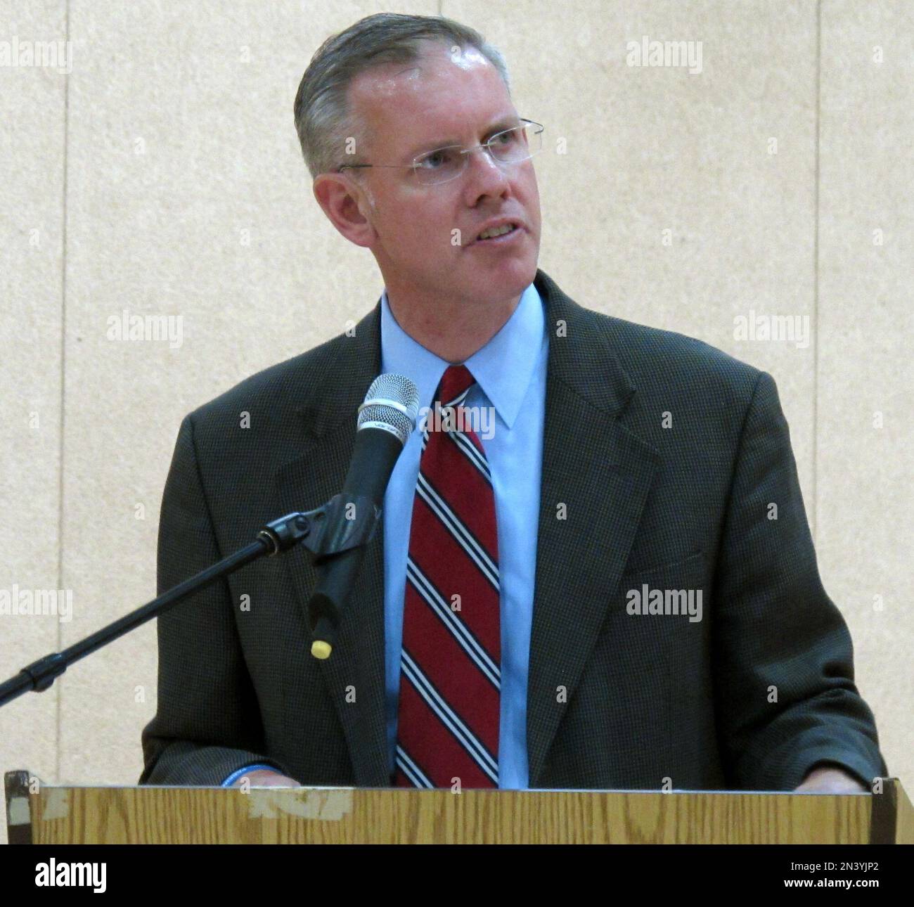 In this Friday, Sept. 26, 2014 photo, Paul Davis, the Democratic ...