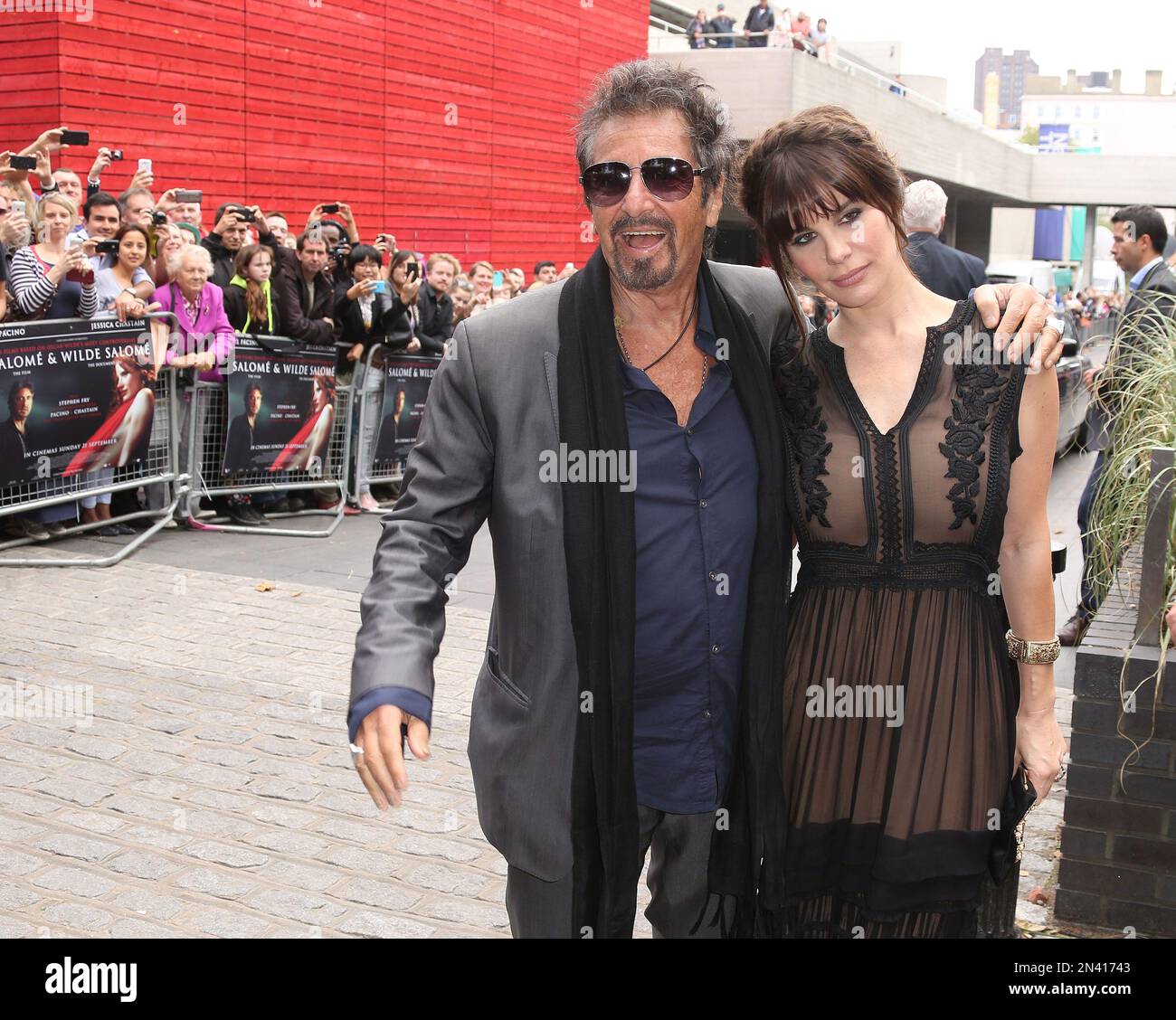 Al Pacino and Lucila Sola arrive for the Salome and Wild Salome UK ...