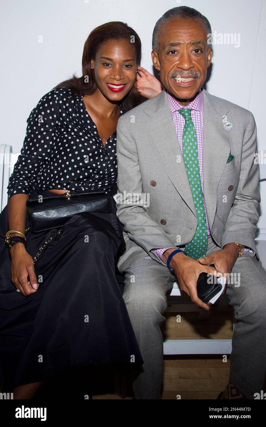 Aisha McShaw, left, and the Rev. Al Sharpton attend the Argylecuture by ...