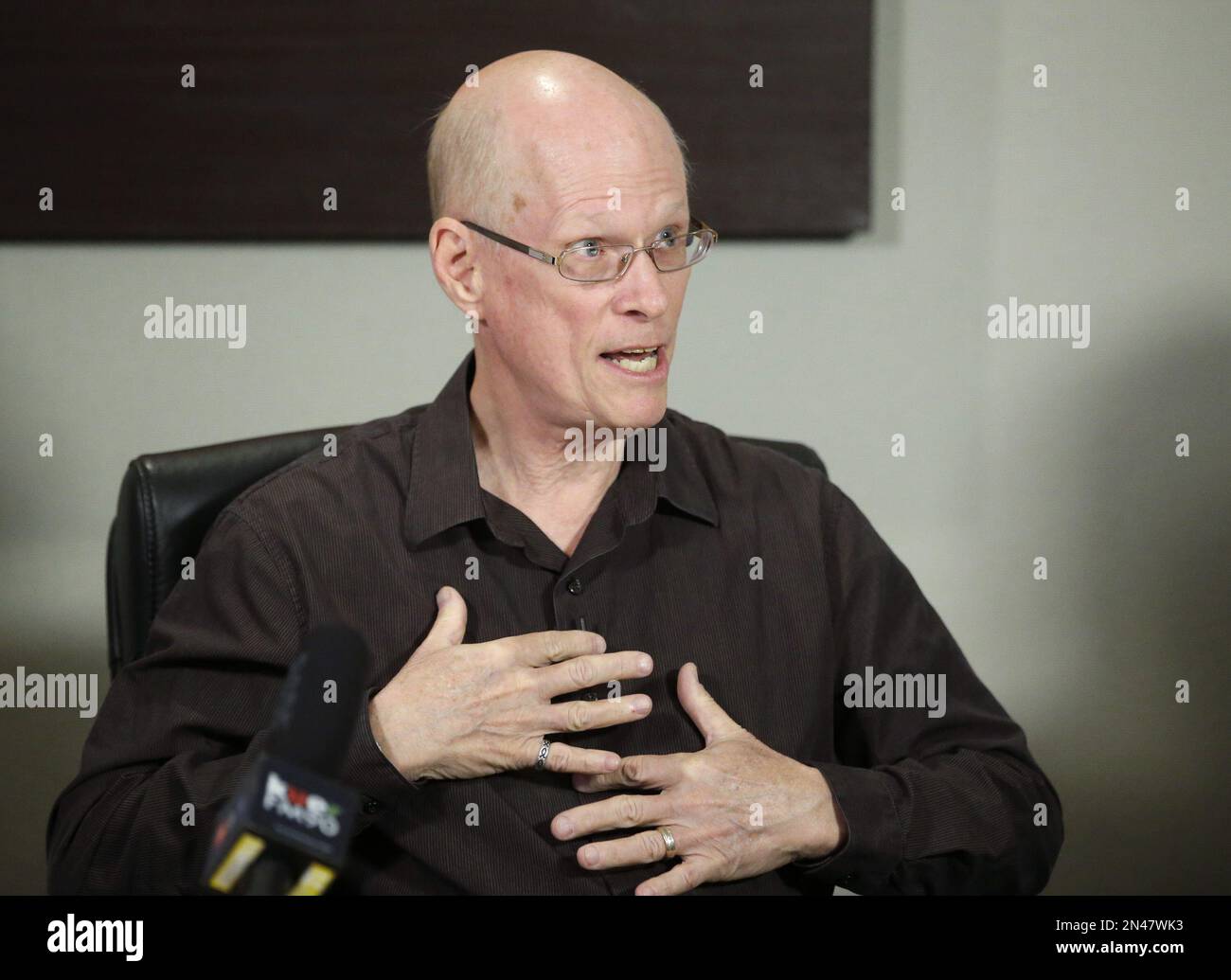 Jim Harding speaks about his wife, who drank sweet tea containing a ...