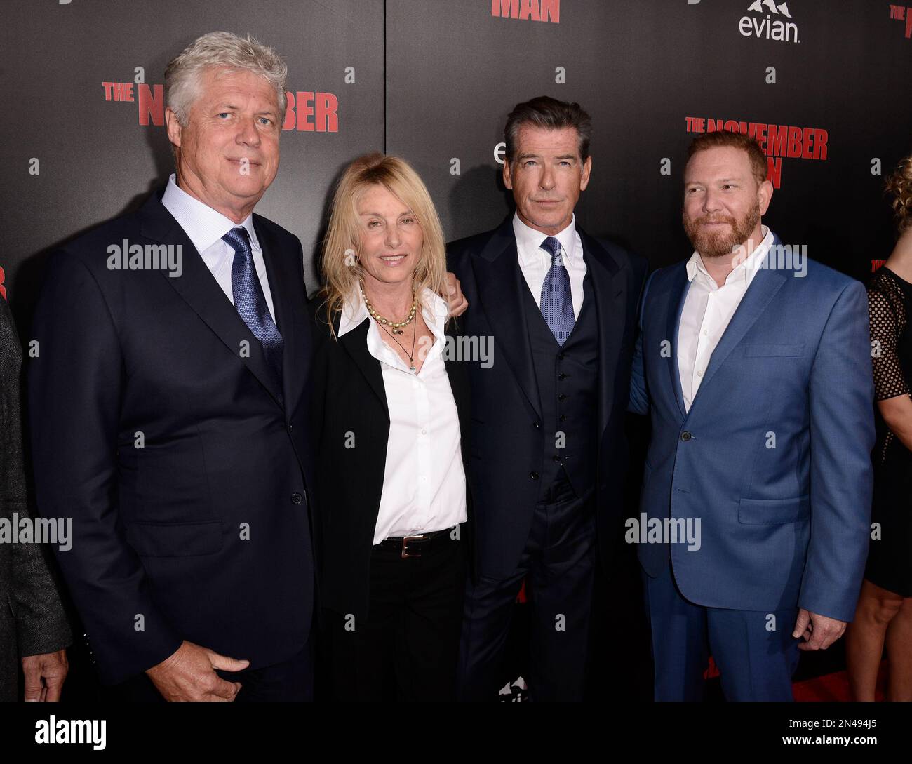 From left to right, director Roger Donaldson, producer Beau St. Claire ...