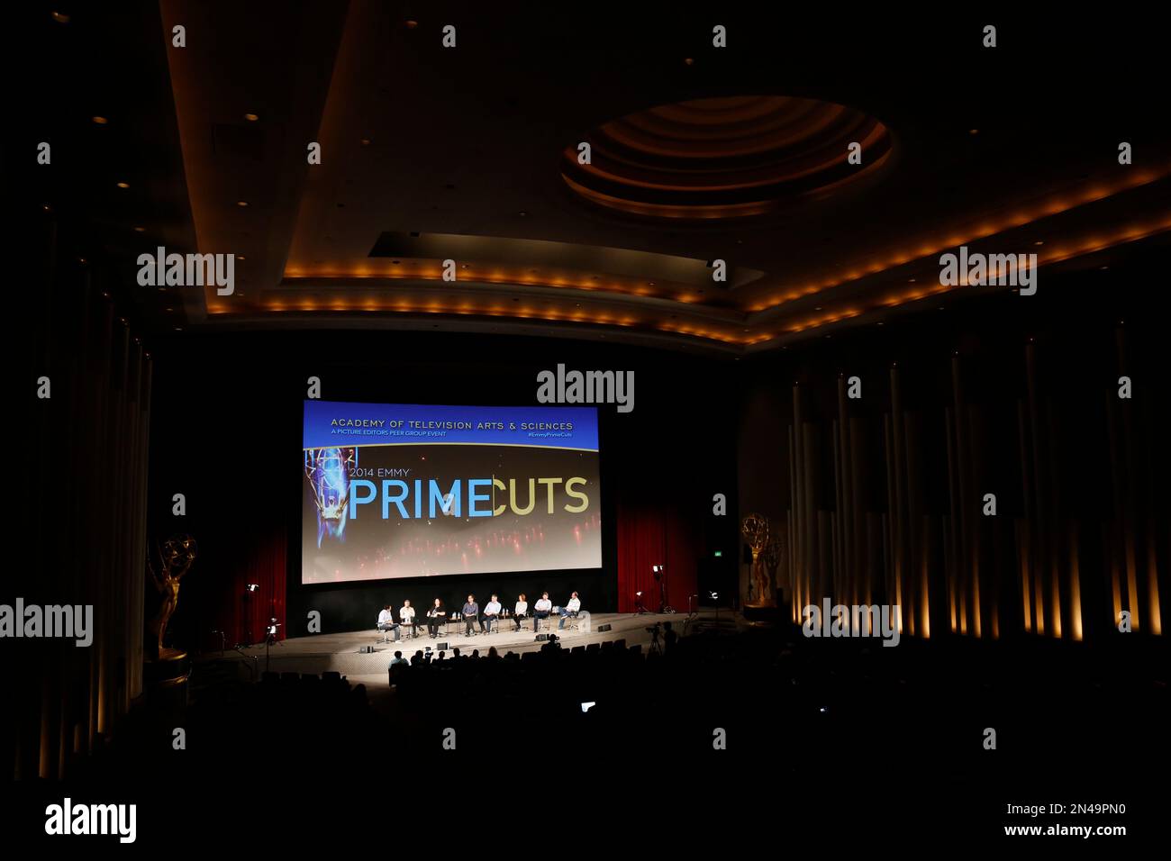 From left to right, moderator Fred Savage, and editors John Duffy, ACE ...
