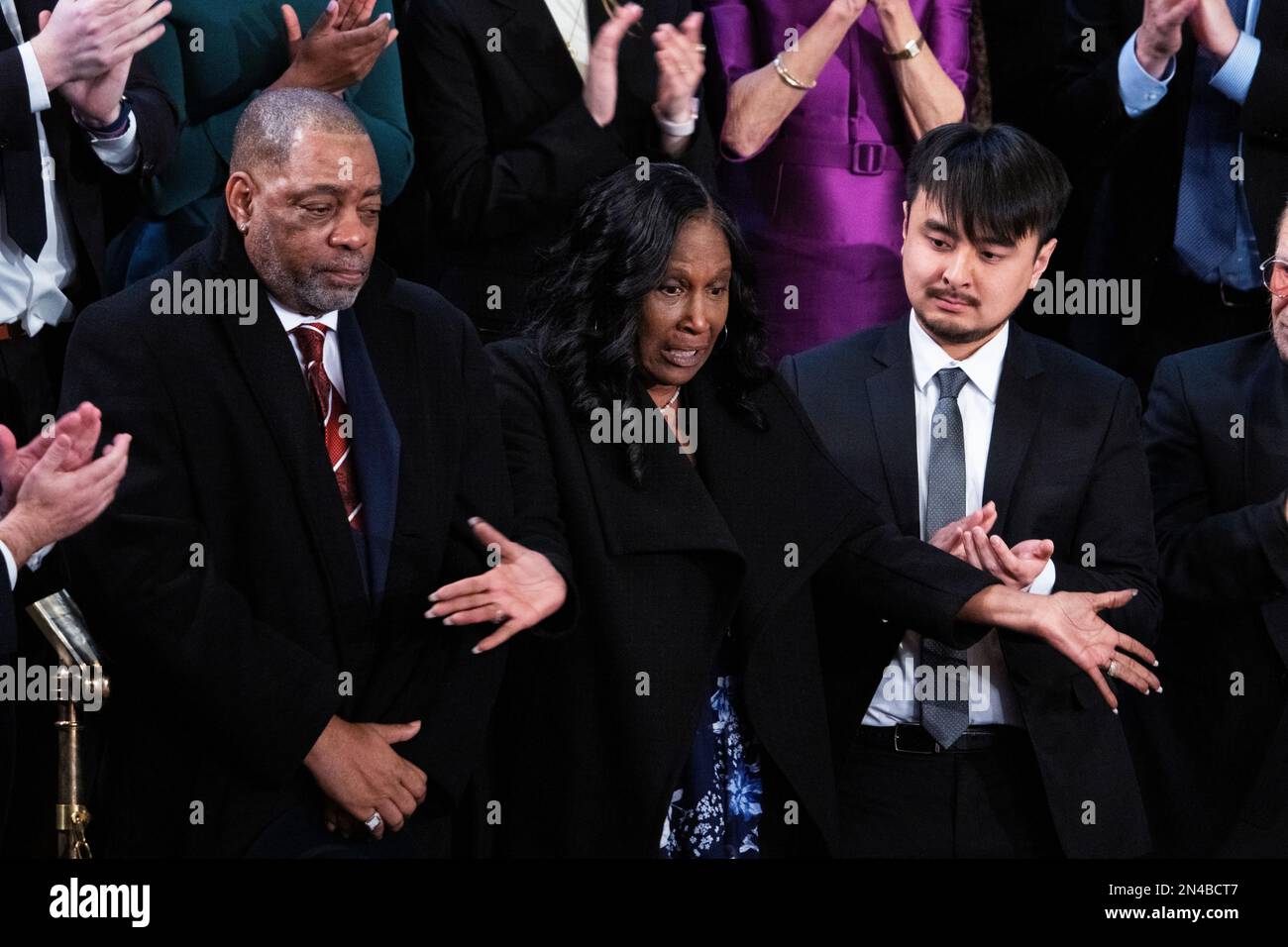 UNITED STATES - FEBRUARY 7: RowVaughn Wells, the mother of Tyre Nichols ...