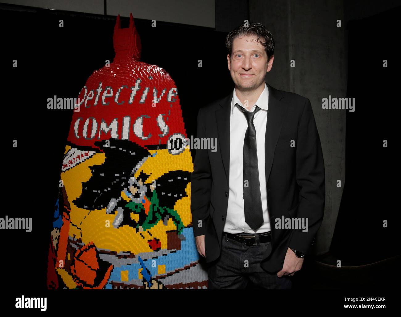 Artist Nathan Sawaya attends Warner Bros. Interactive Entertainment’s ...