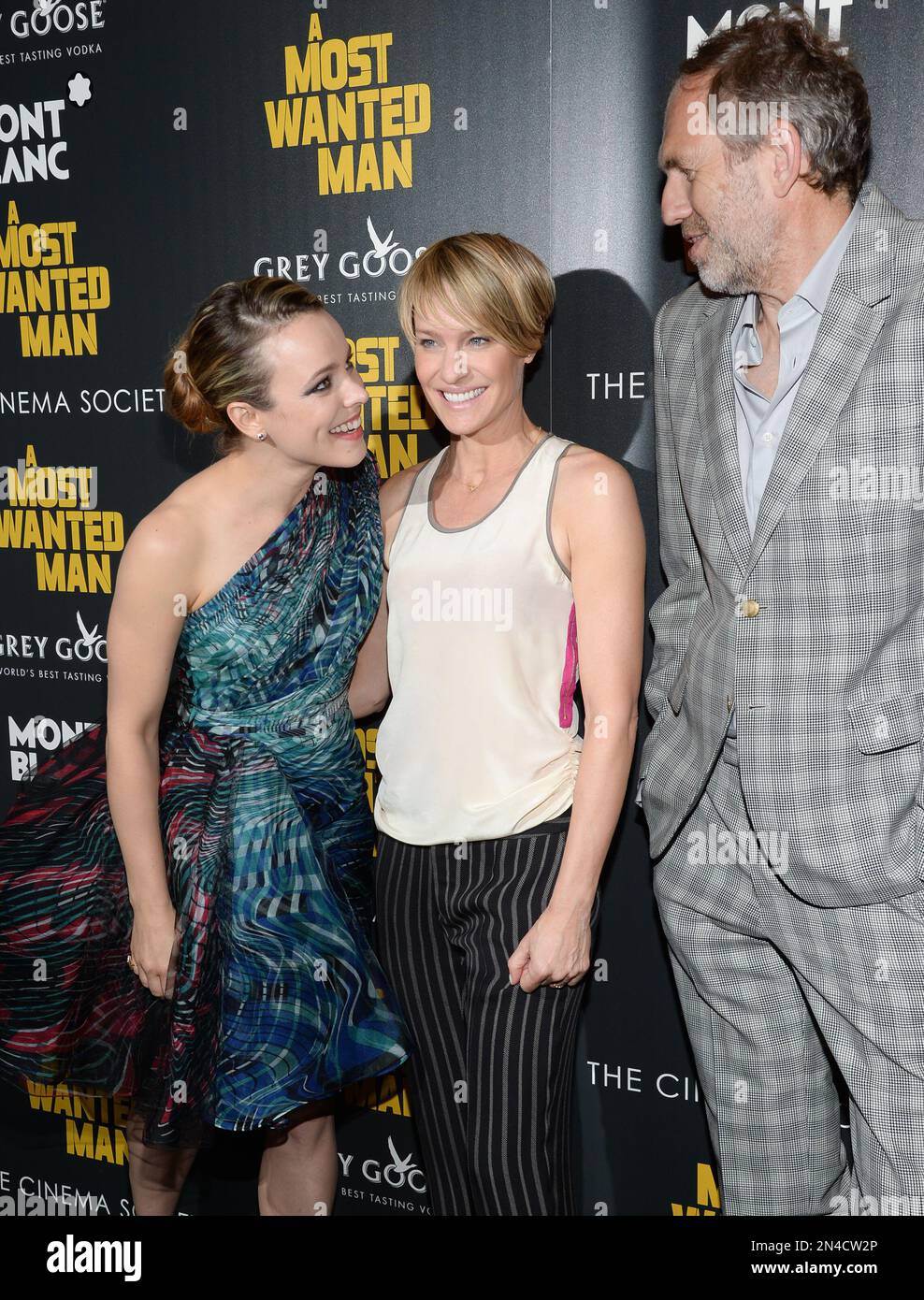 Director Anton Corbijn poses with actresses Rachel McAdams, left, and ...