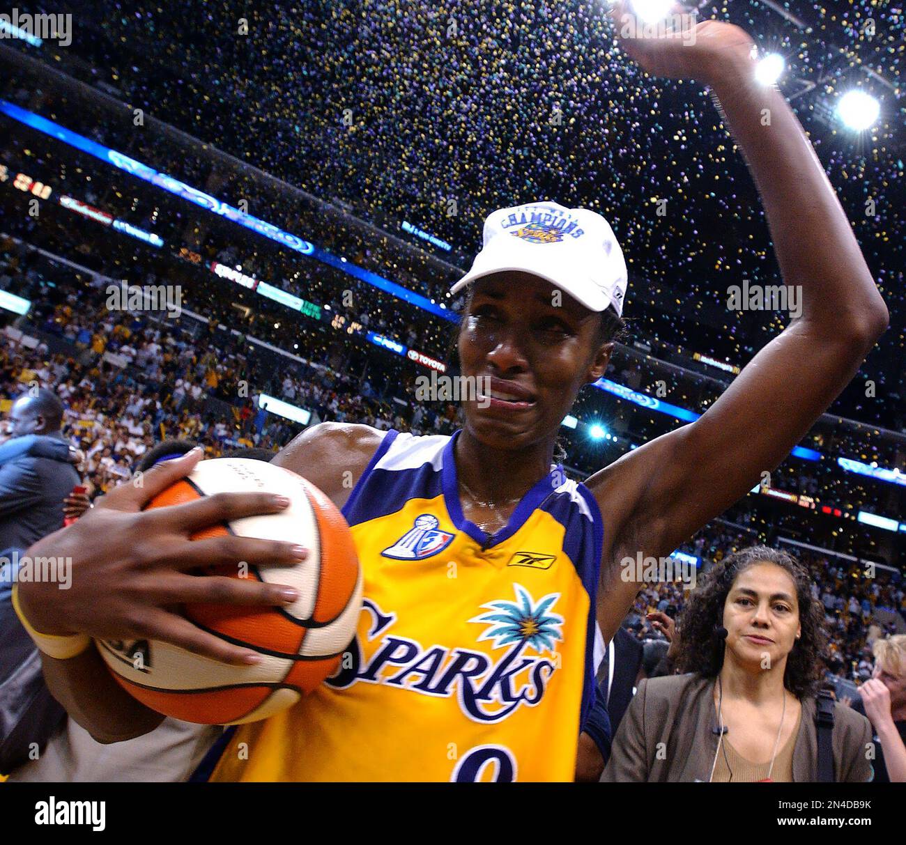 FILE- In this Aug. 31, 2002, file photo, Los Angeles Sparks' Lisa ...