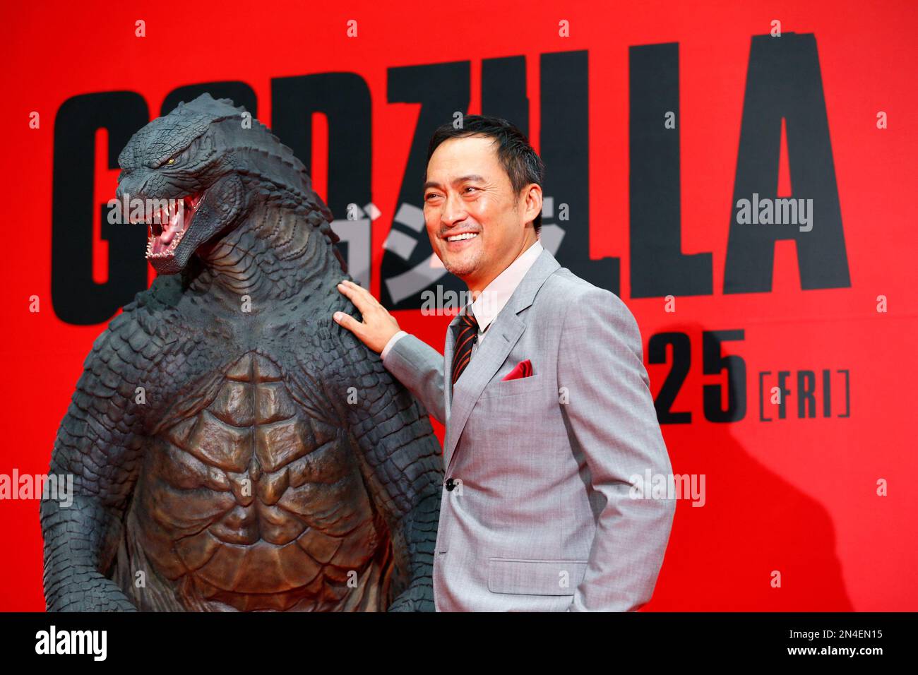 Japanese actor Ken Watanabe poses for photographers during the Japan ...