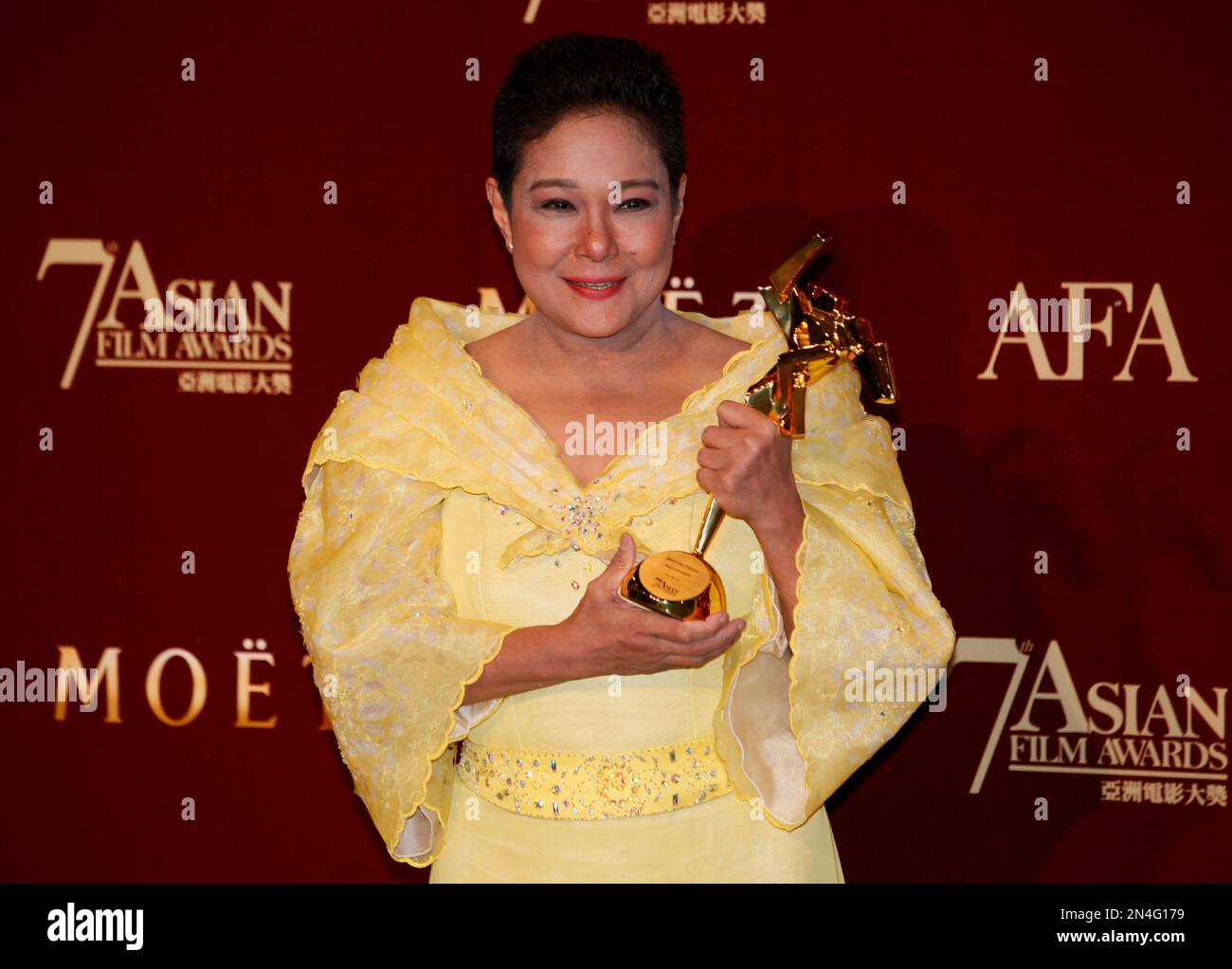 FILE - In this March 18, 2013 file photo, Philippine actress Nora Aunor ...
