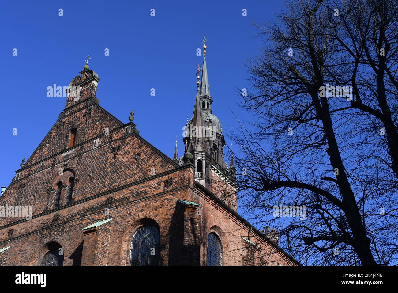 Kastrup/Kopenhagen /Denmmark/08 Febraur 2023/Helligaards kirken ...