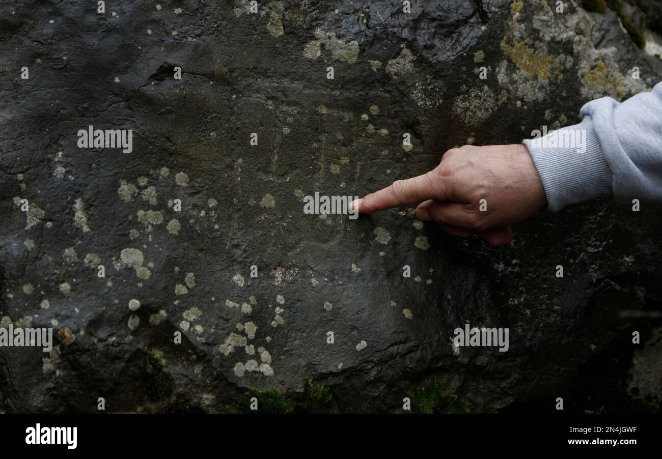 In this Feb. 5, 2014 photo, Gavrilo Princip's relative Milan Princip ...