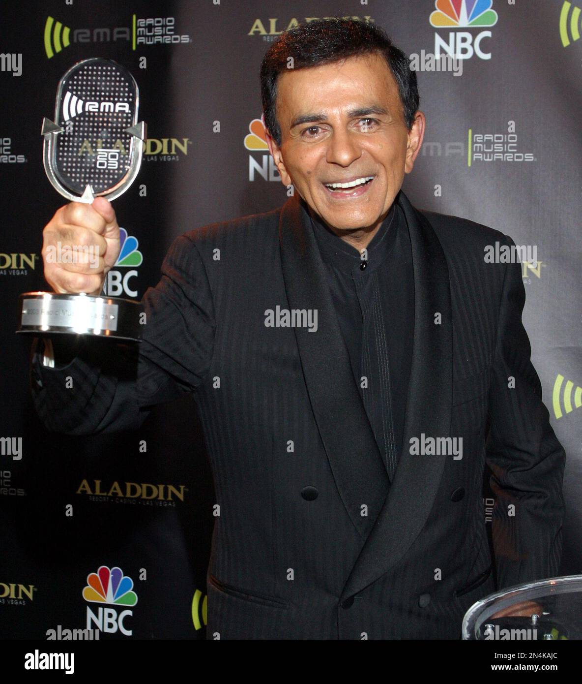 FILE - In this Oct. 27, 2003 file photo, Casey Kasem poses for ...