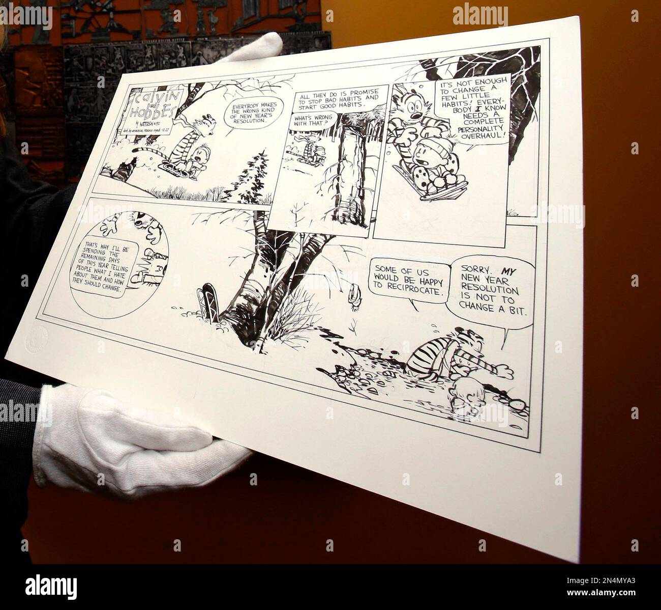 FILE -This Oct. 23, 2013, file photo shows a curator at the Billy ...