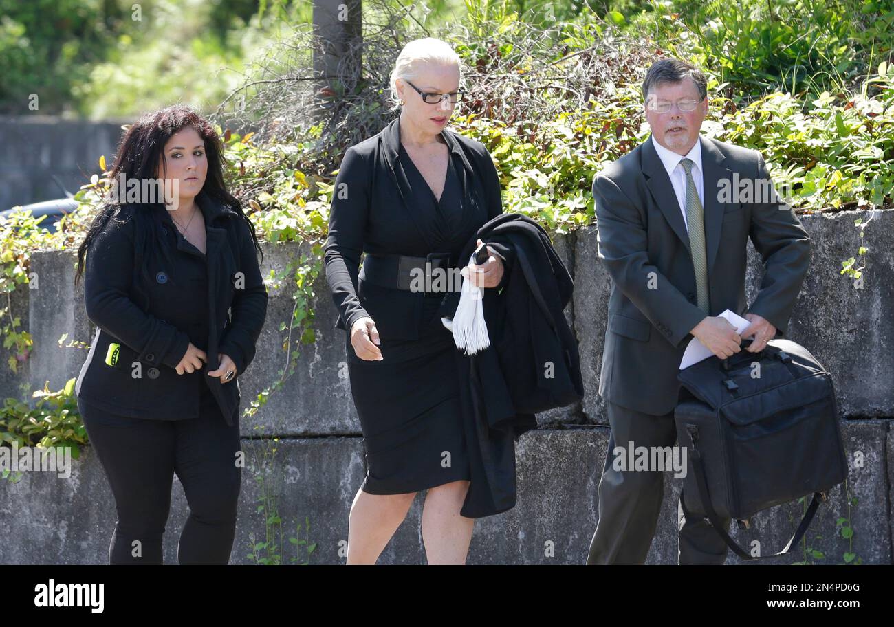 Jean Kasem, center, the wife of ailing radio personality Casey Kasem ...