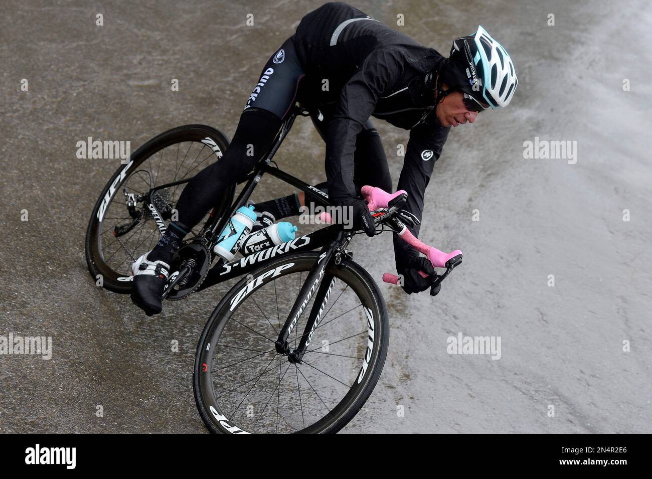 Colombia's Rigoberto Uran pedals during the 16th stage of the Giro d ...