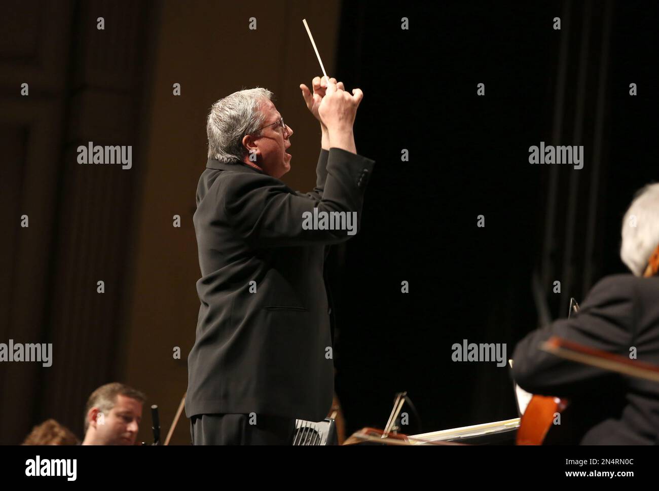 Mark Watters, composer and executive producer of the event, conducts 70 ...