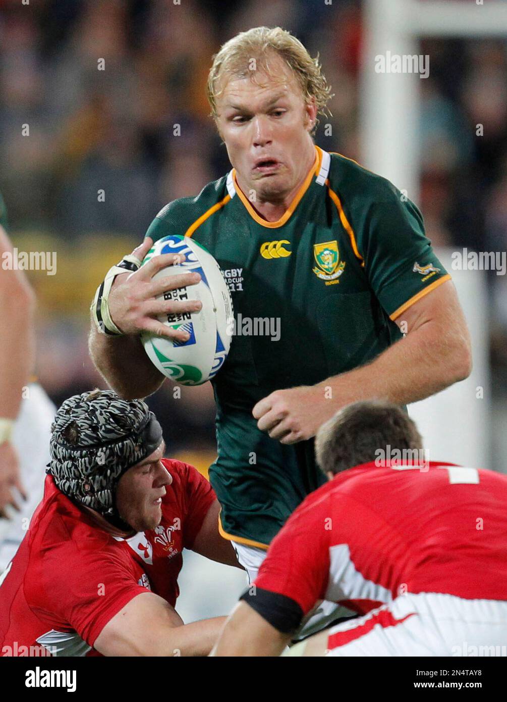 FILE - In this Sunday Sept. 11, 2011 file photo, South Africa's Schalk ...