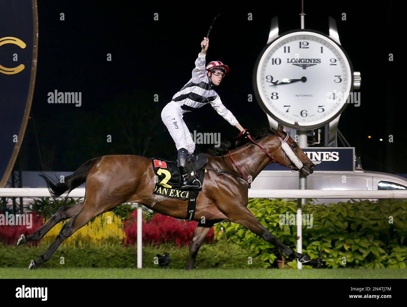 Australian jockey Tommy Berry riding horse Dan Excel celebrates just ...