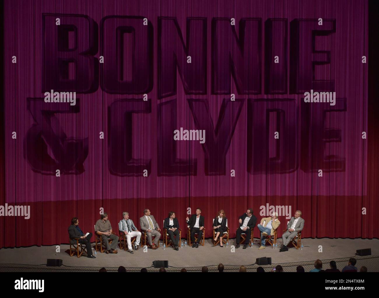 Moderator Tom O'Neil and from left, Joe Batteer, John Rice, Bruce ...