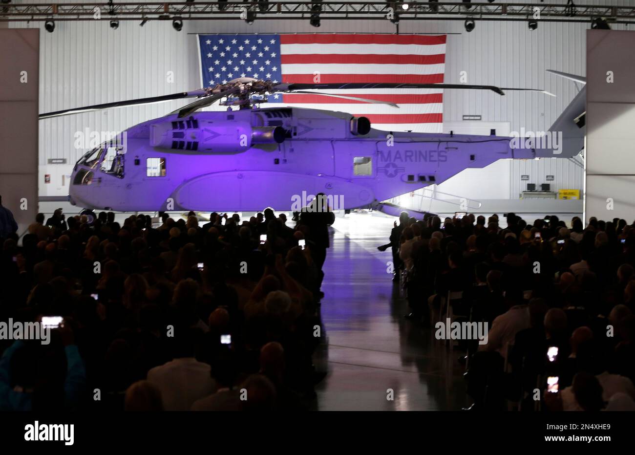 The new Sikorsky CH-53K heavy lift helicopter is unveiled, Monday, May ...