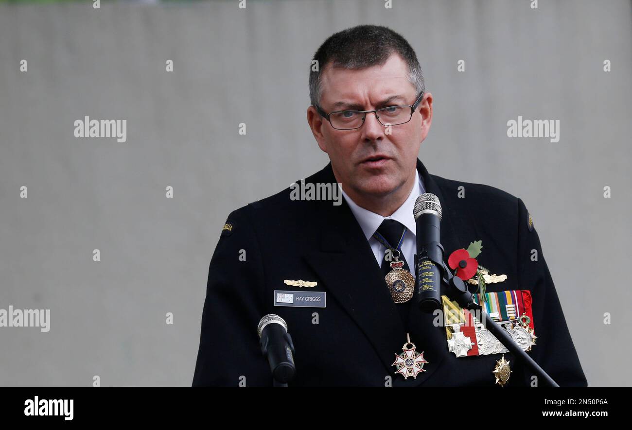 Chief of the Royal Australian Navy, Vice Admiral Ray Griggs, speaks ...