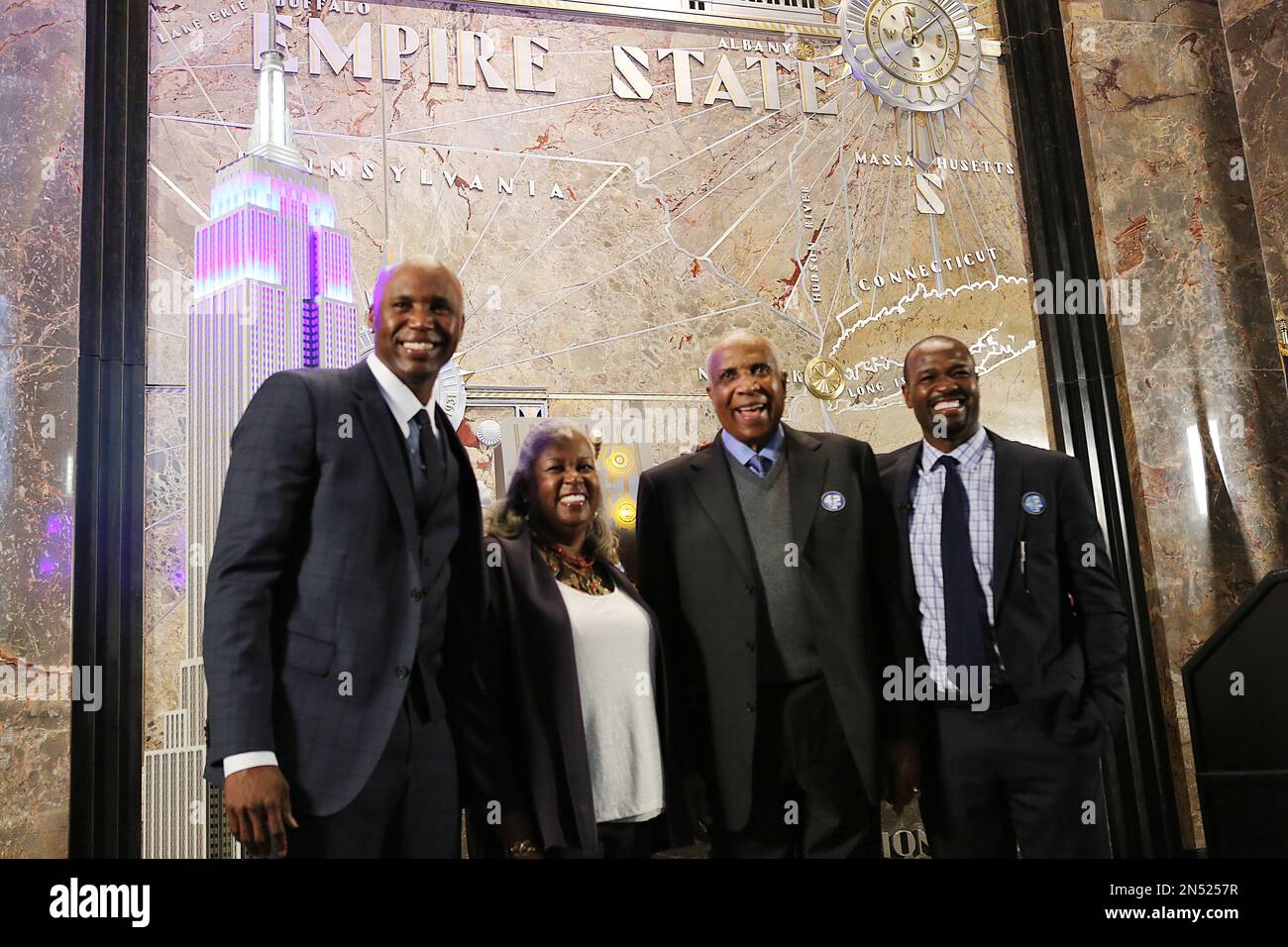 MLB Network analyst Cliff Floyd, Sharon Robinson, daughter of Jackie ...