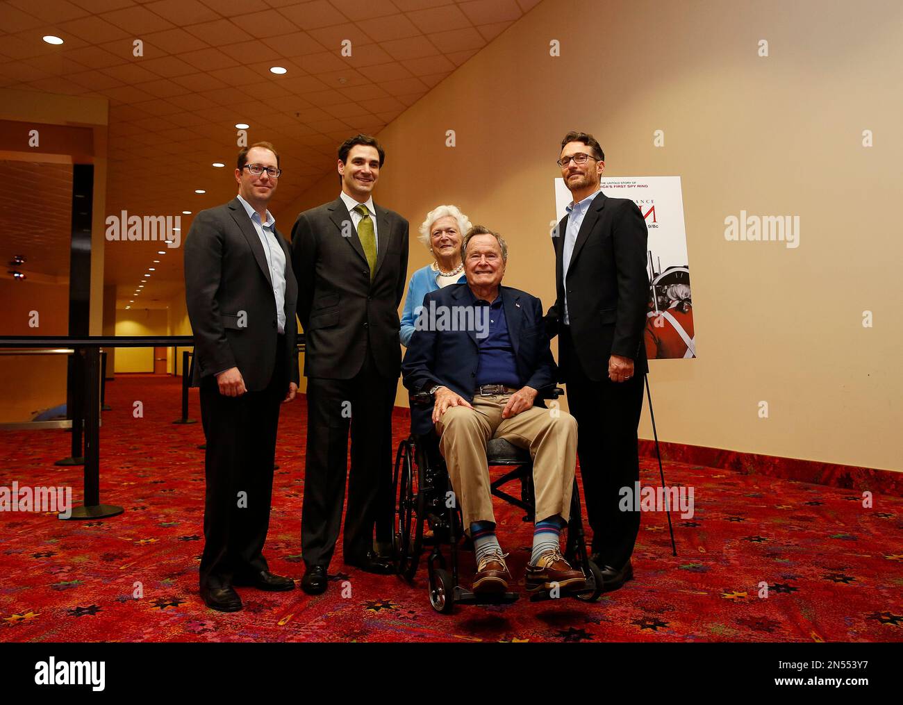 IMAGE DISTRIBUTED FOR AMC - Former President George H.W. Bush, second ...
