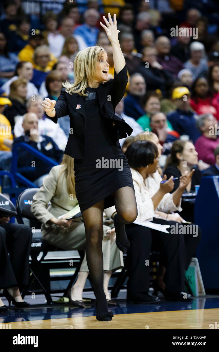 Arizona State head coach Charli Turner Thorne reacts against Vanderbilt ...