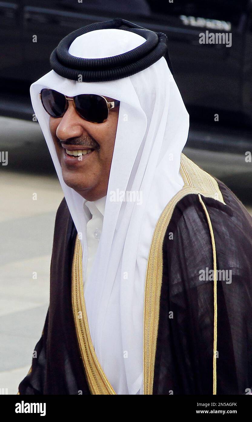 FILE - In this Sunday, May 13, 2012 file photo, Qatari Prime Minister ...