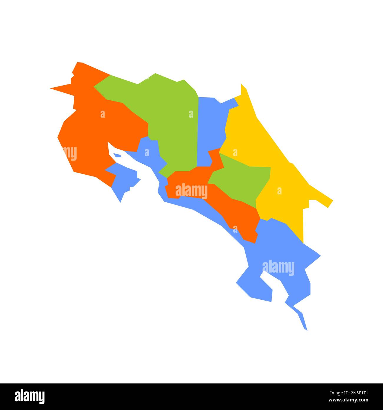 Mapa de las provincias de costa rica -Fotos und -Bildmaterial in hoher Auflösung – Alamy