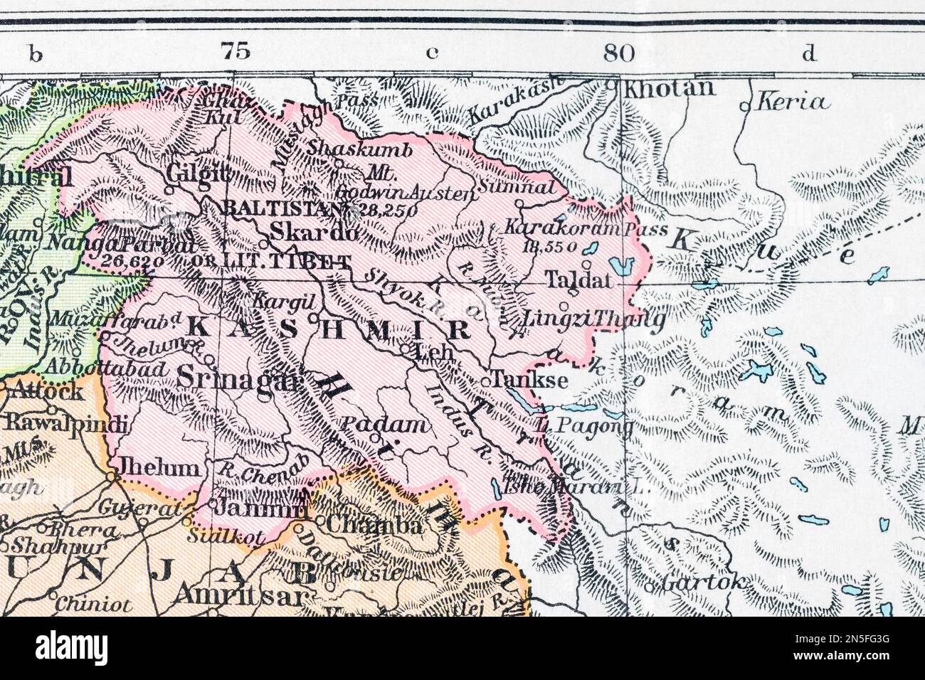 Pangong see auf der karte -Fotos und -Bildmaterial in hoher Auflösung ...