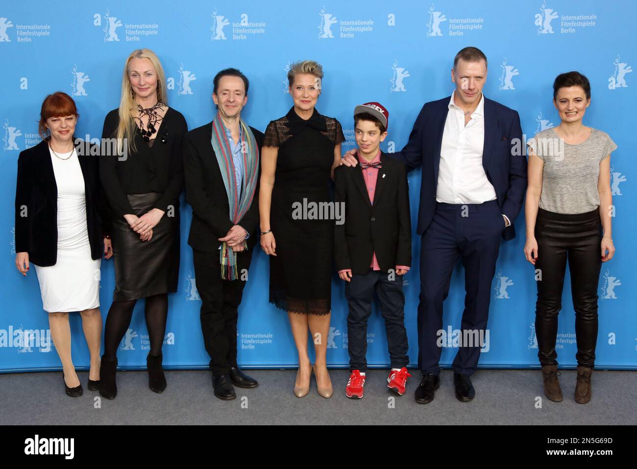 From left, producers Vinca Wiedemann, Sisse Graum Joergensen ...
