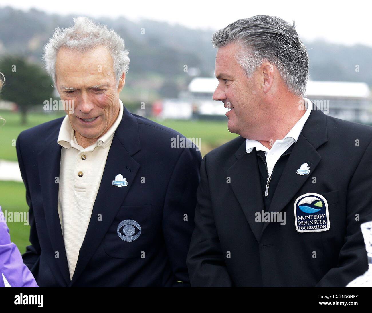 Steve John, right, tournament director and CEO of the Monterey ...