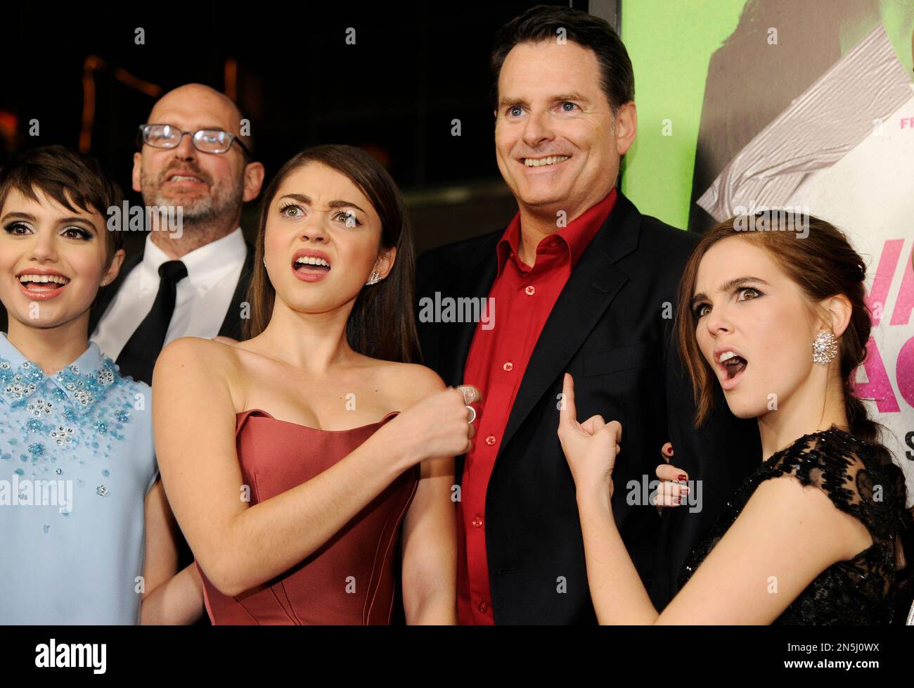 Mark Waters, second from right, director of "Vampire Academy," and his ...