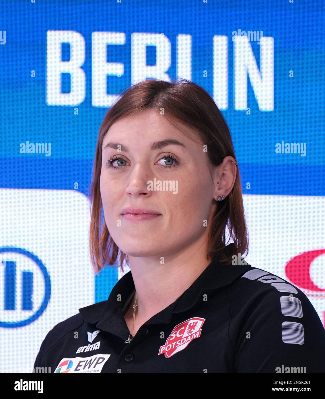 09. Februar 2023, Berlin: Leichtathletik: Diskuswerfer Kristin Pudenz ...
