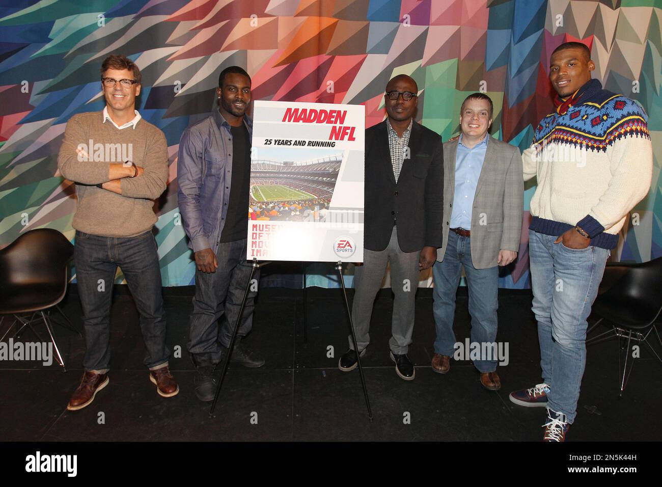 IMAGE DISTRIBUTED FOR EA SPORTS - EA Sports Andrew Anthony left, NFL ...