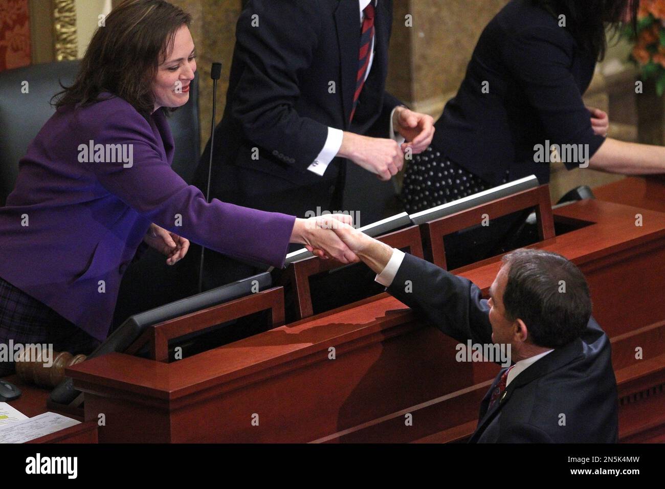 Speaker of the Utah House of Representatives, Becky Lockhart, R-Provo ...