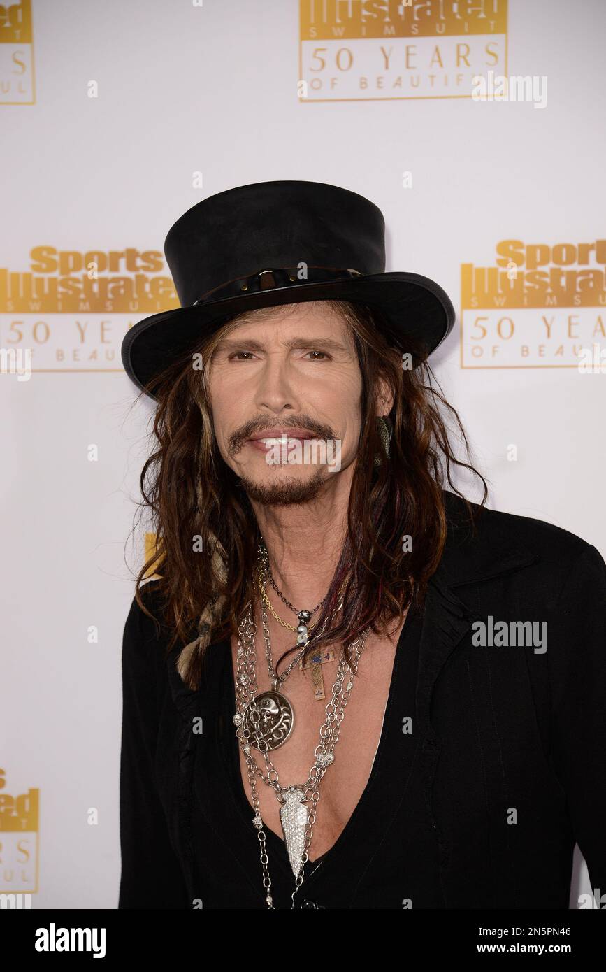 Singer Steven Tyler arrives at the "50 Years of Beautiful" television ...