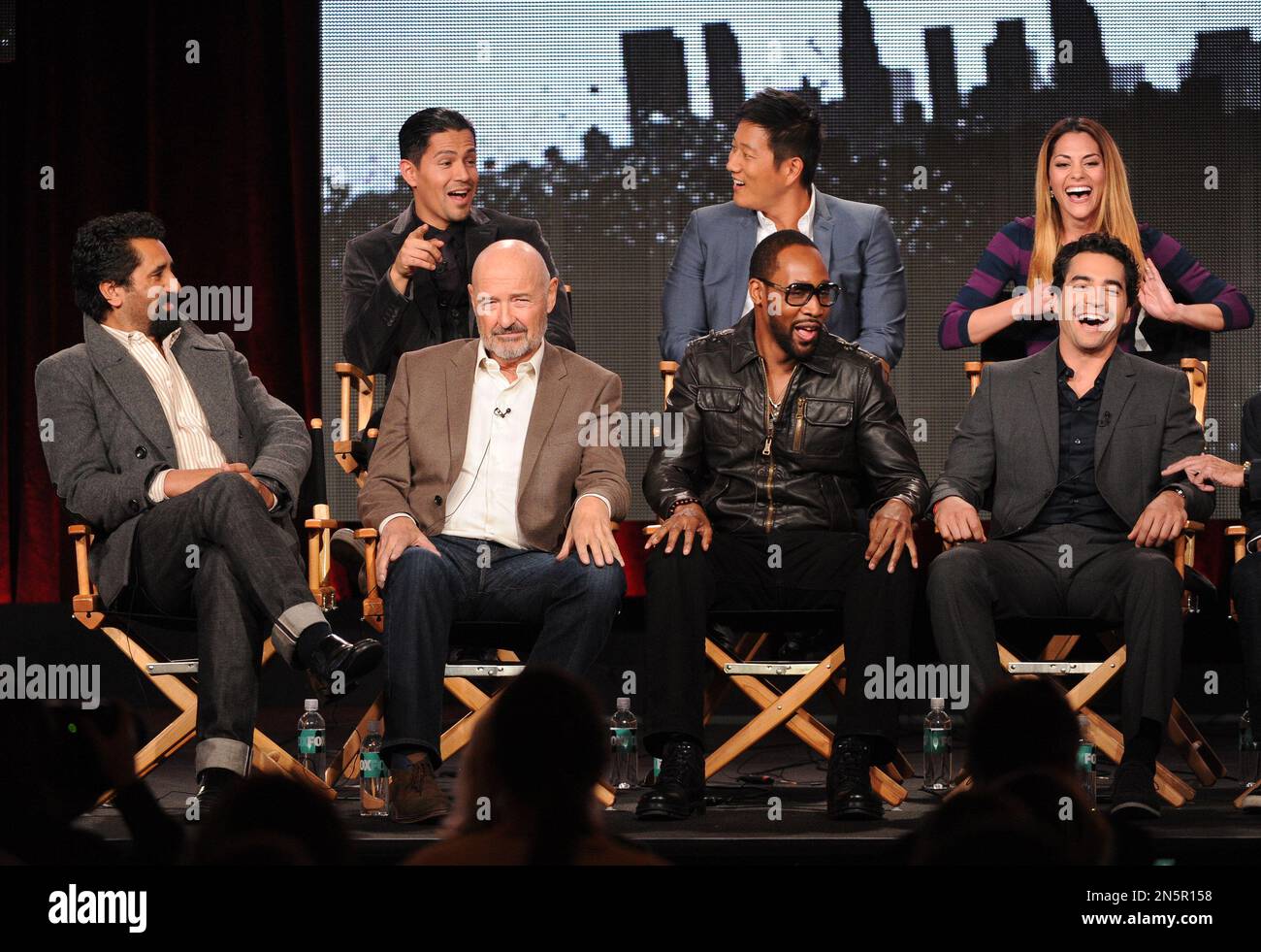 From top left, cast members Jay Hernandez, Sung Kang and Inbar Lavi ...
