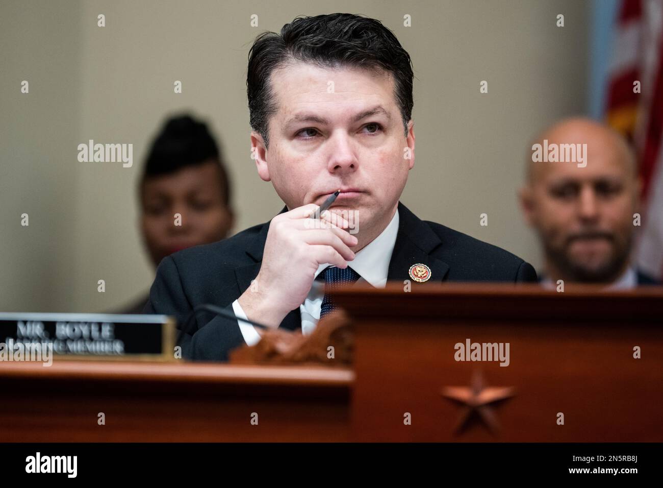 VEREINIGTE STAATEN - FEBRUAR 9: Ranking Member Rep. Brendan Boyle, D-PA ...